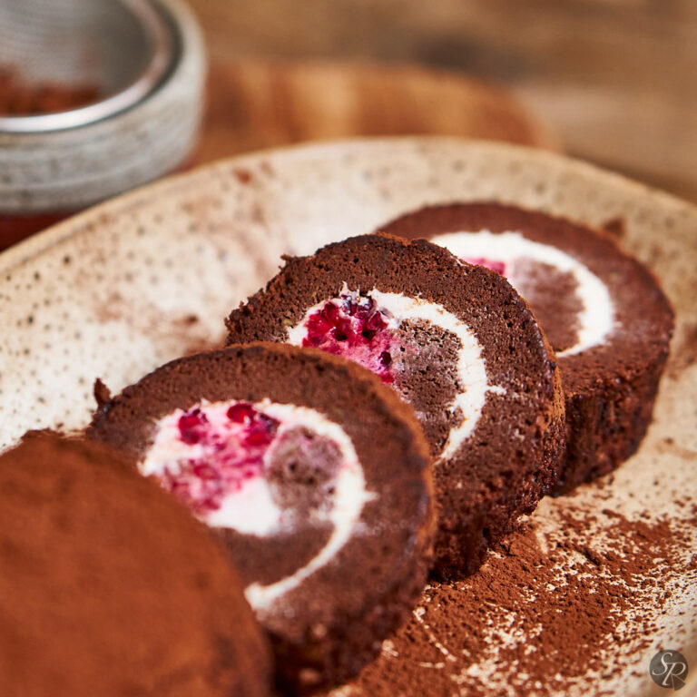 Čokoladna rolada z malinami – Sladke petke